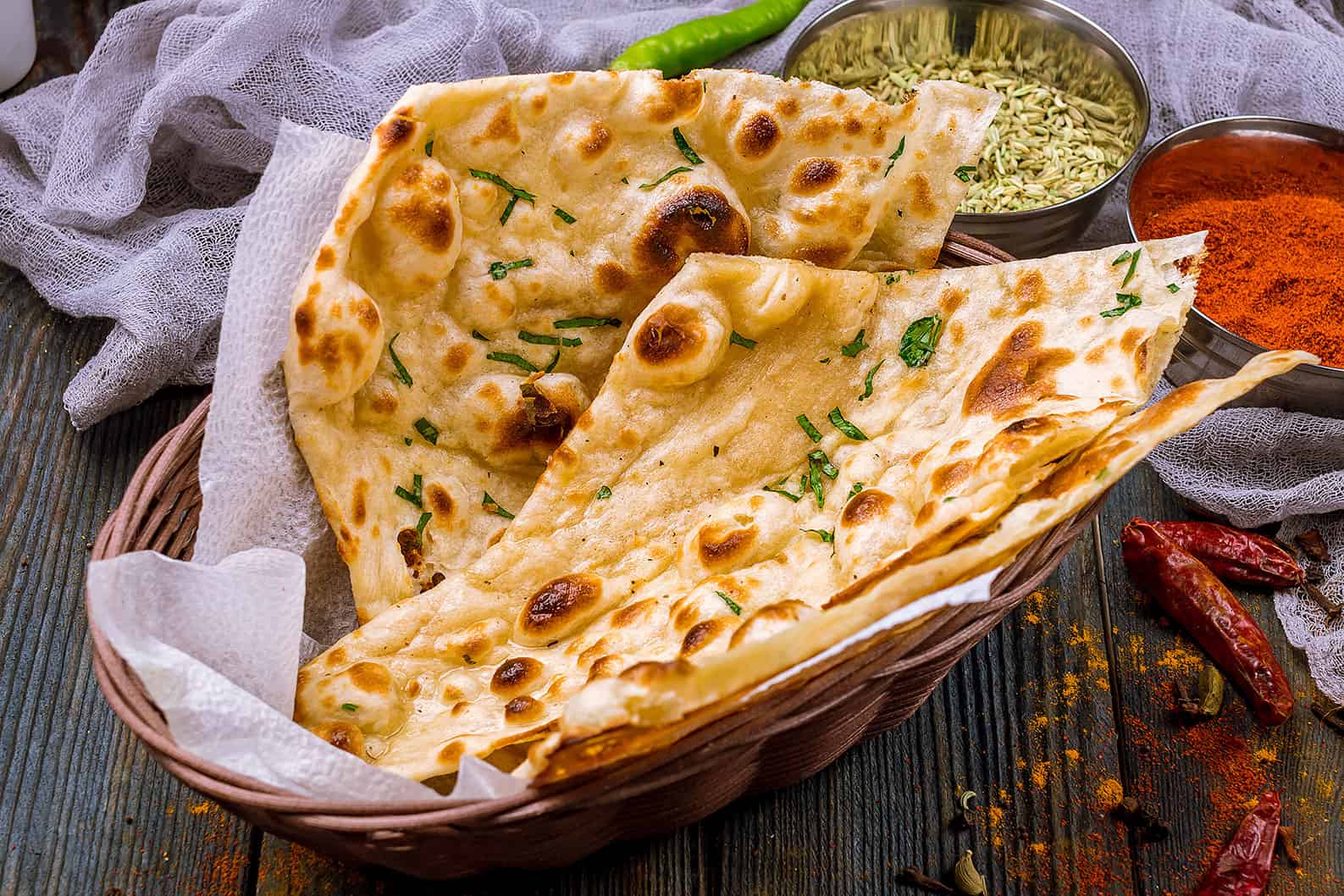 Chive Butter Paratha - BM | Independently Minded Contract Caterer