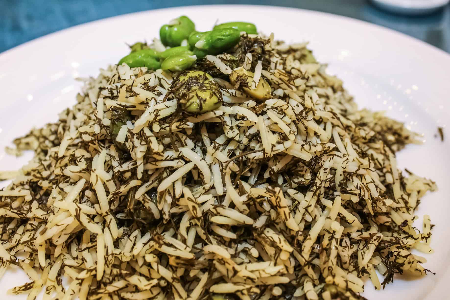 Sabzi polo (aromatic herb rice) - BM caterers independently minded